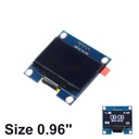 OLED Display I2C 4 Pin 0.96″ (blue screen) | TechnoX-ETS