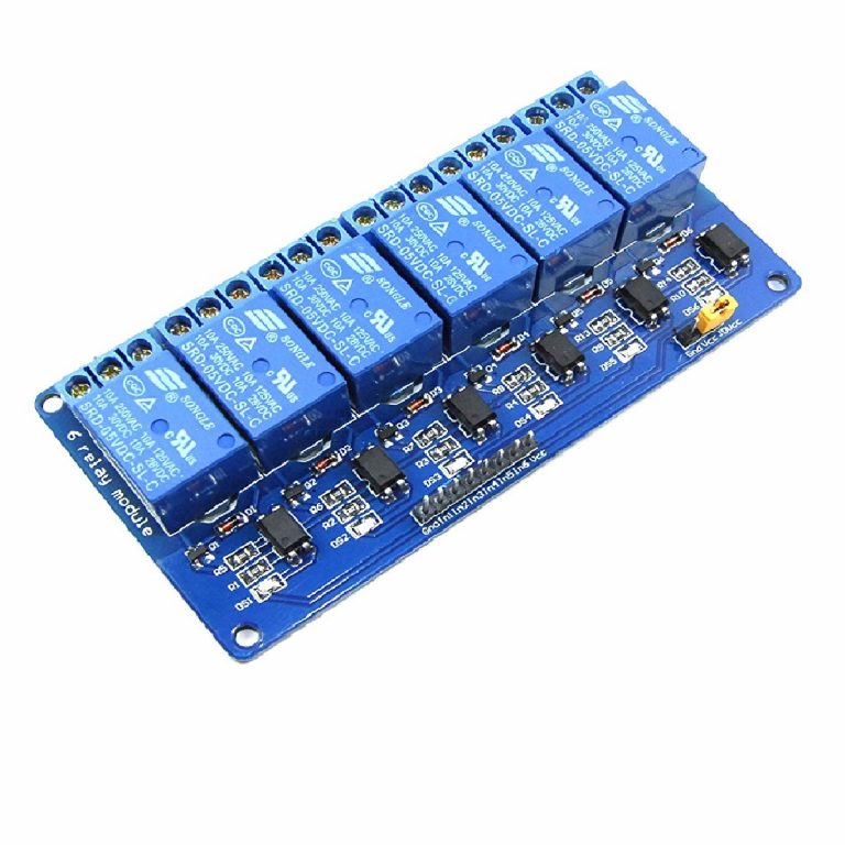 Relay module 6 channel | TechnoX-ETS
