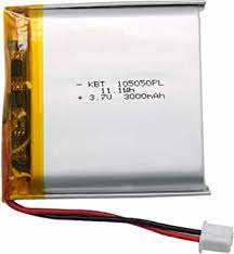 Lipo Battery cell 3.7v 1500mAh with Connector (40*30*10mm) | TechnoX-ETS